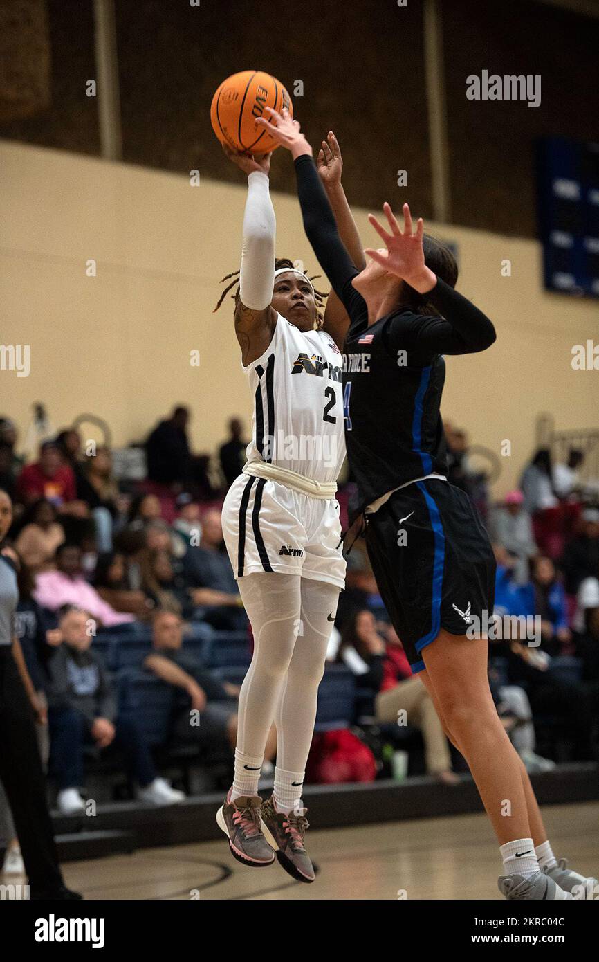 Army beats Air Air Force 57-53 in the women's championship match of the ...