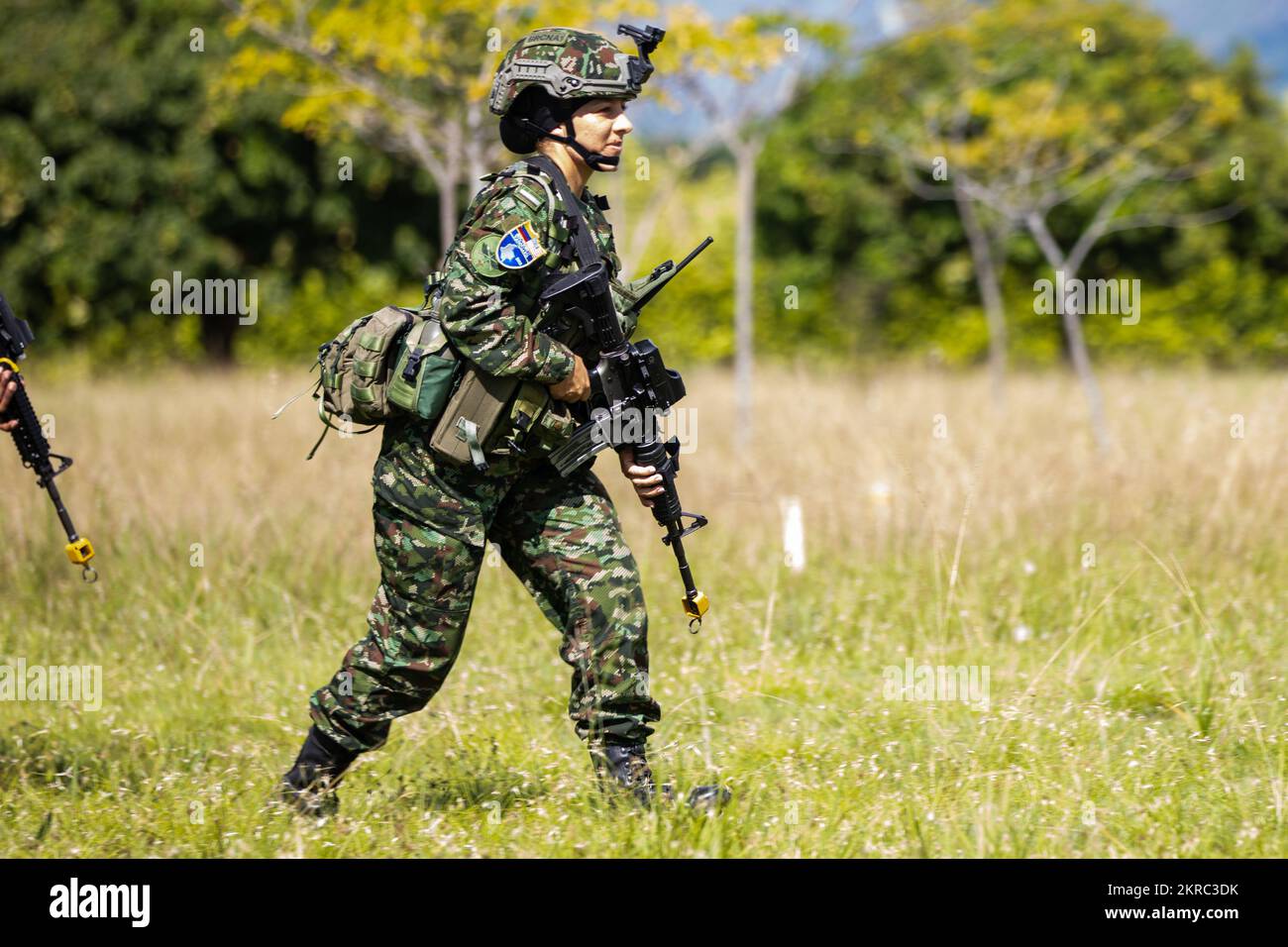 Colombian Army 2nd Lt. Maria Fernanda Ramirez, a platoon leader with ...
