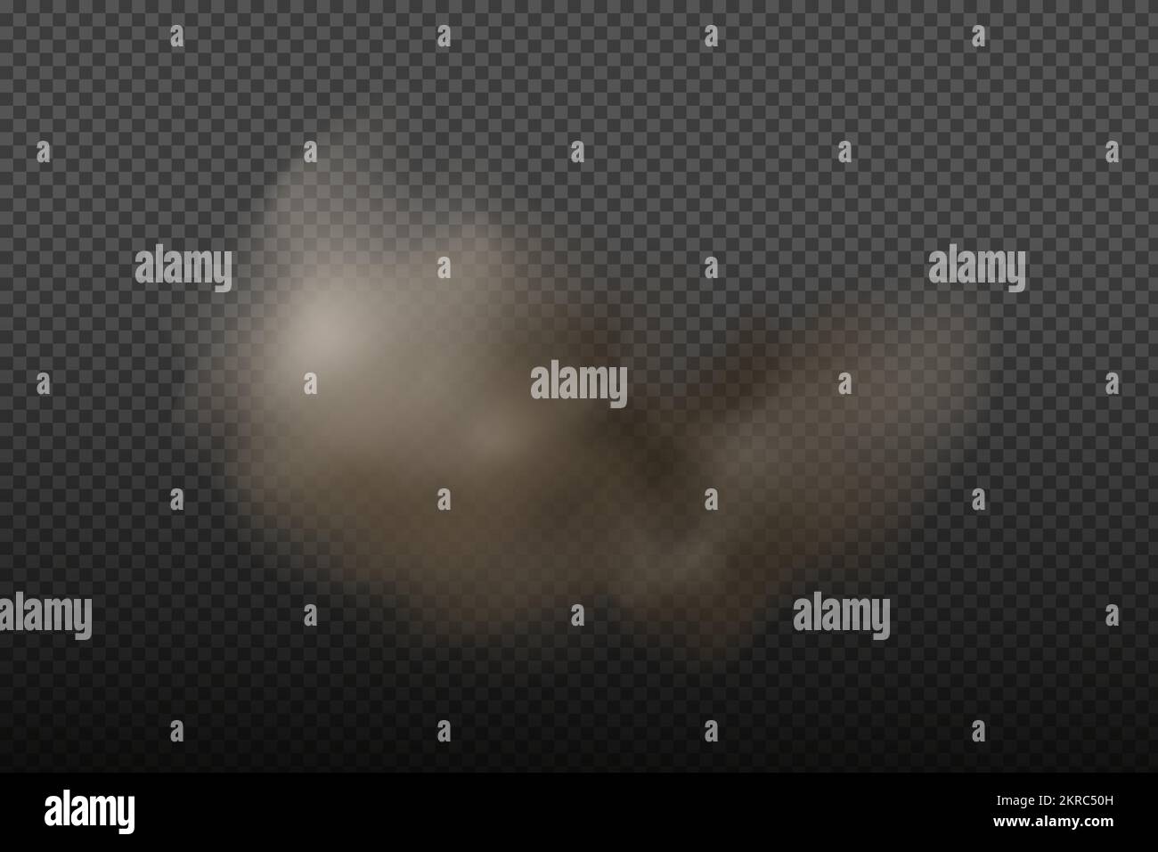 Realistic vector isolated on transparent background.Dust cloud with ...