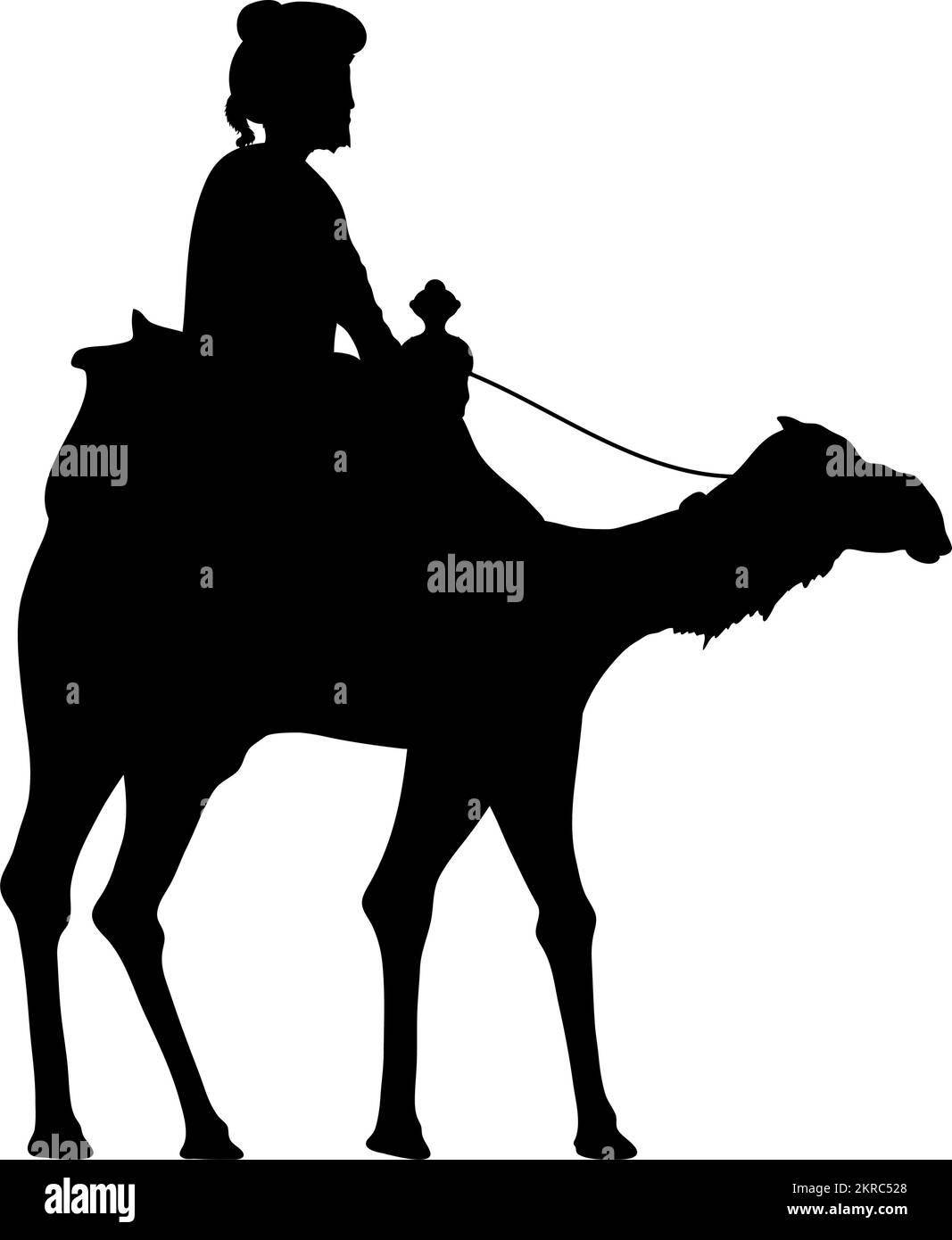 wise men melchior in camel silhouette Stock Vector Image & Art - Alamy