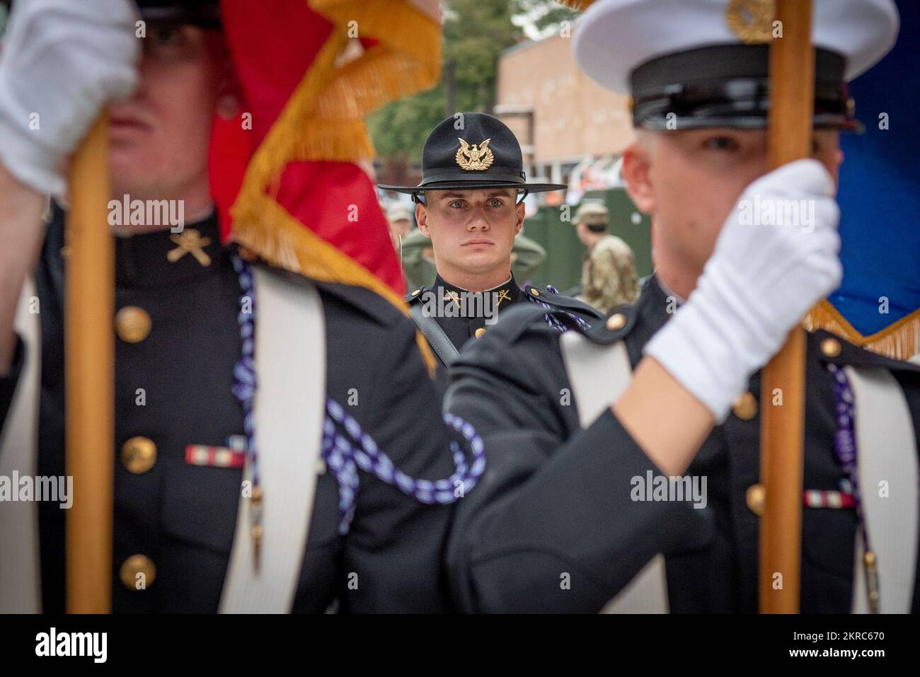 Clemson University Army ROTC cadet Michael Keller, a senior from ...