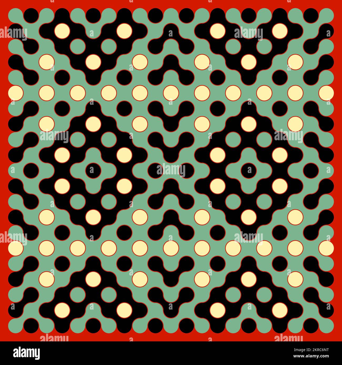 Random color rounded truchet tiling illustration Stock Vector Image ...
