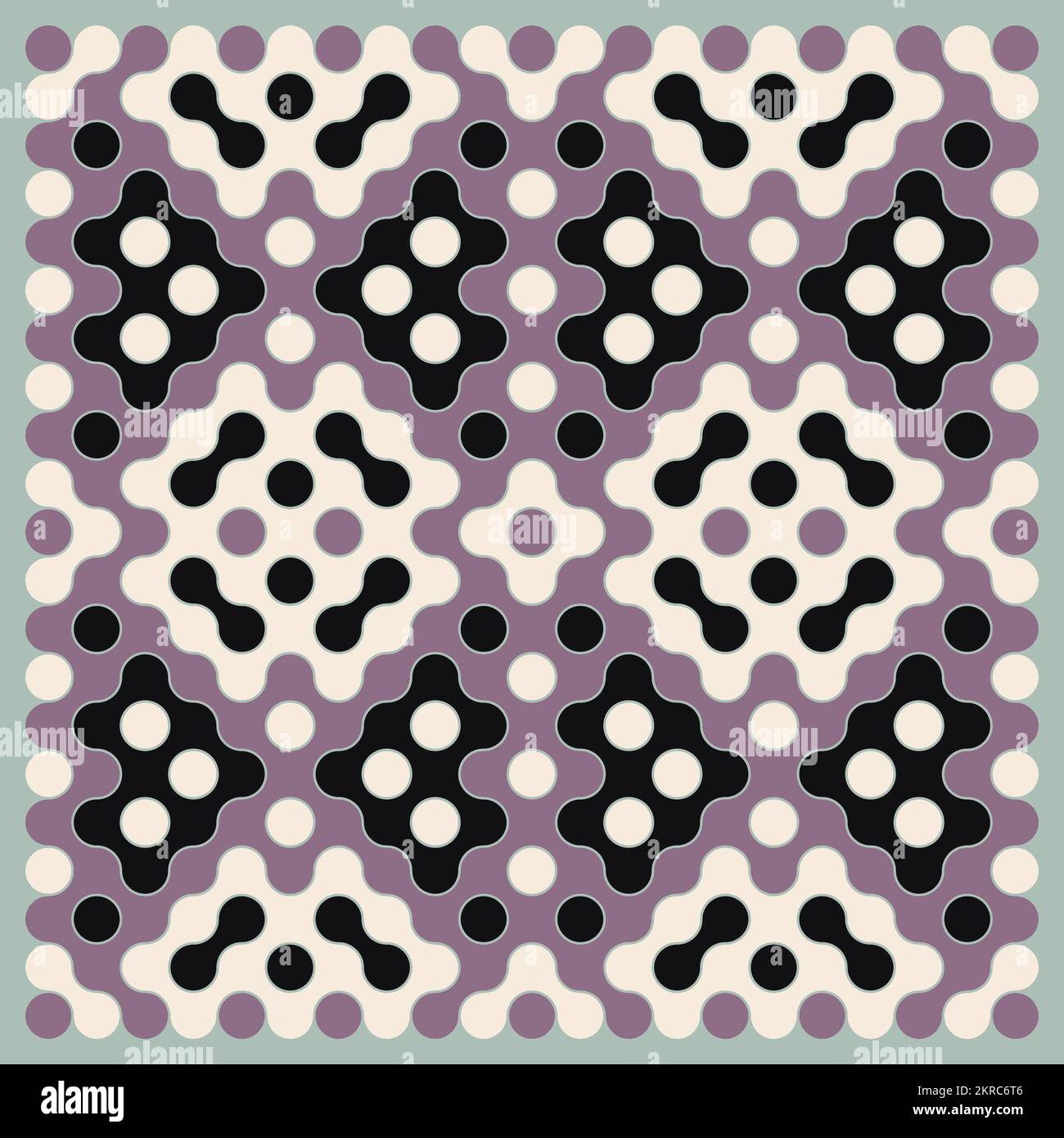 Random color rounded truchet tiling illustration Stock Vector Image ...