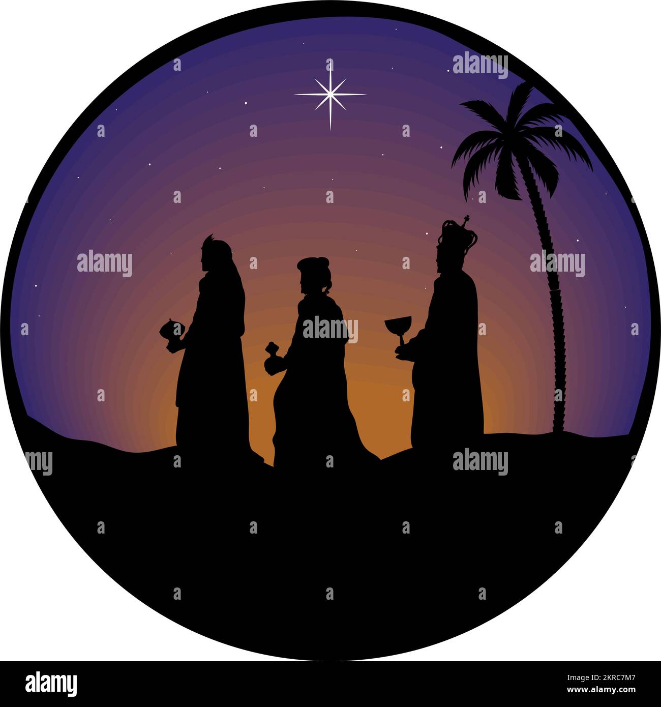 wise men characters silhouettes style Stock Vector Image & Art - Alamy