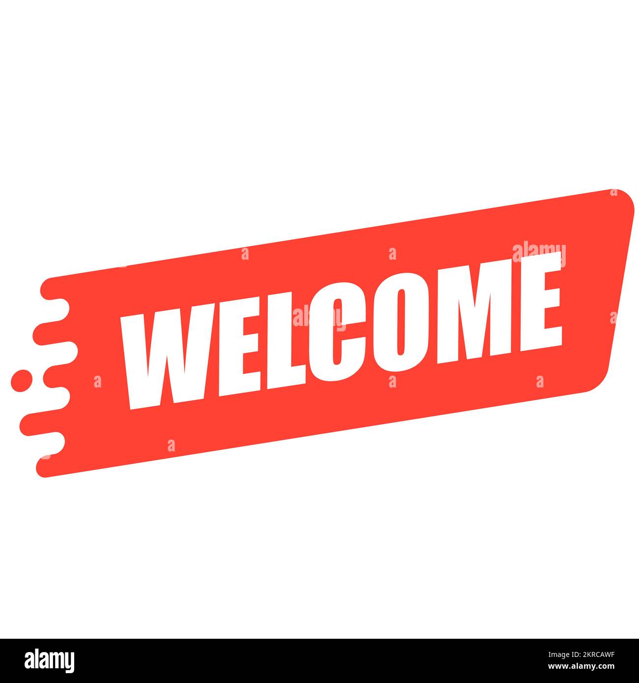 Welcome, speech bubble. Banner, speech bubble with text Welcome Stock ...