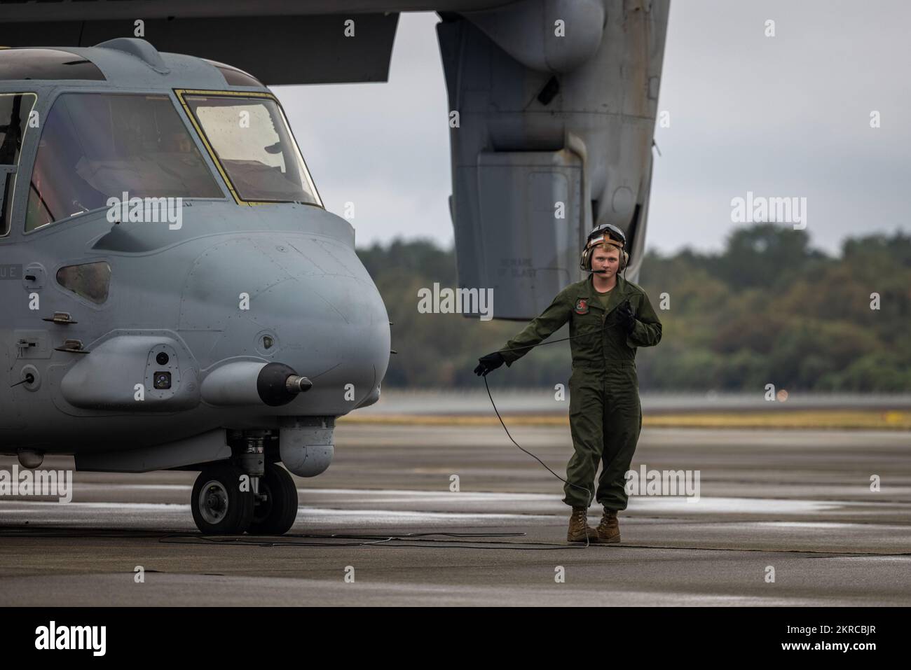 U.S. Marine Corps Lance Cpl. Jordan Dickens, a tiltrotor mechanic with ...