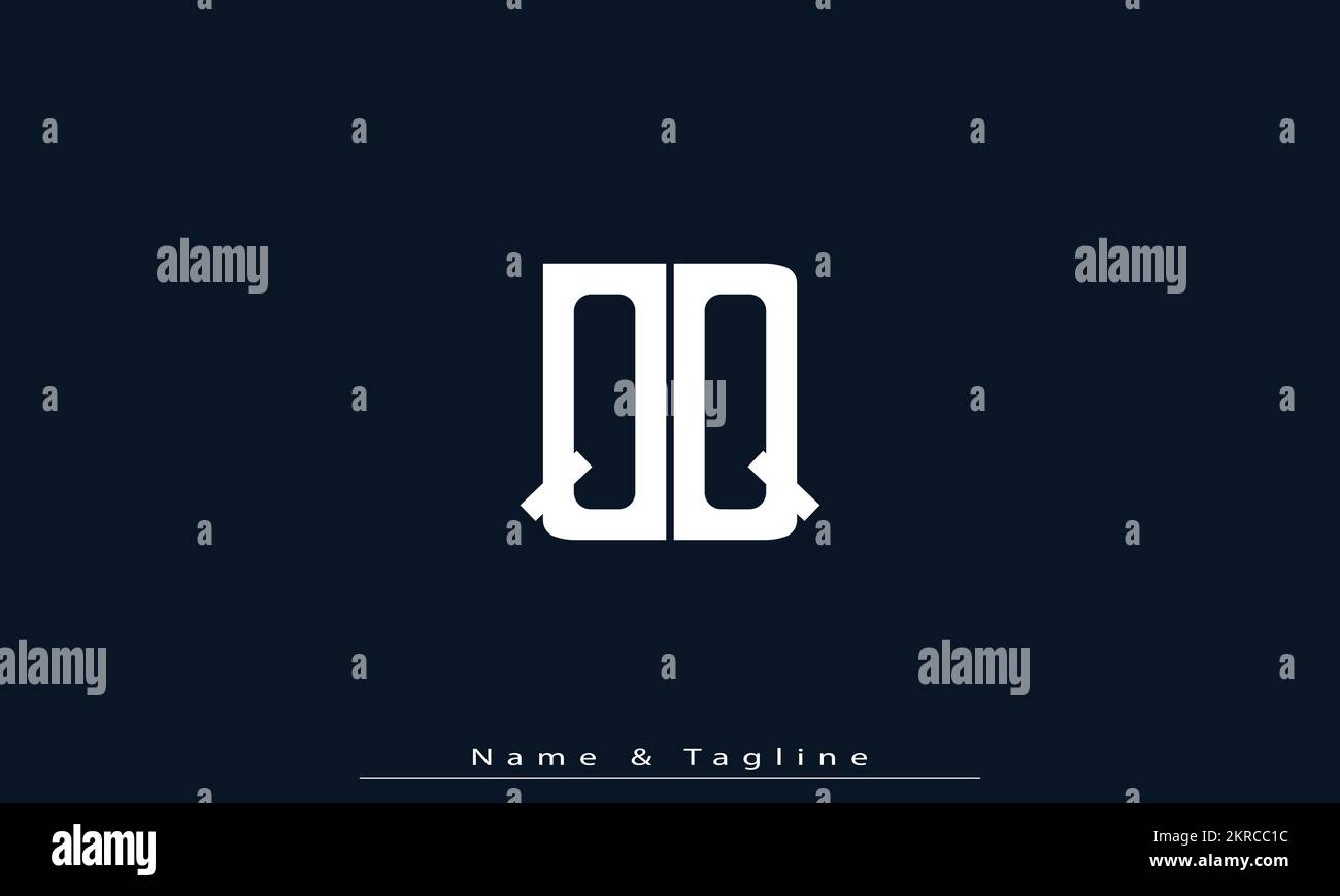 Alphabet letters Initials Monogram logo QQ Stock Vector Image & Art - Alamy
