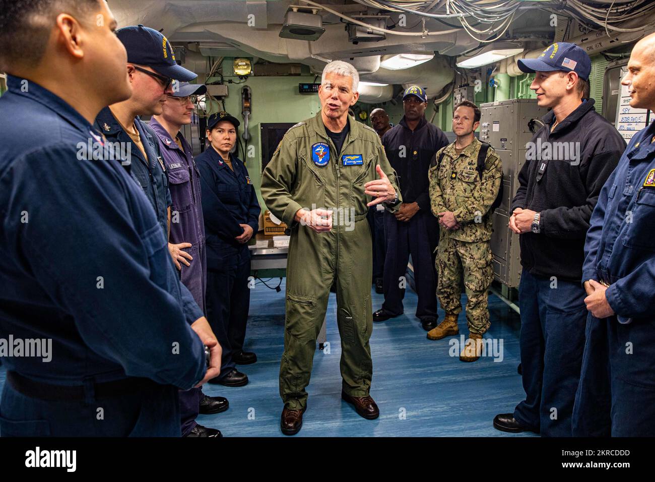 PHILIPPINE SEA (Nov. 13, 2022) Vice Adm. Karl Thomas, commander, U.S ...