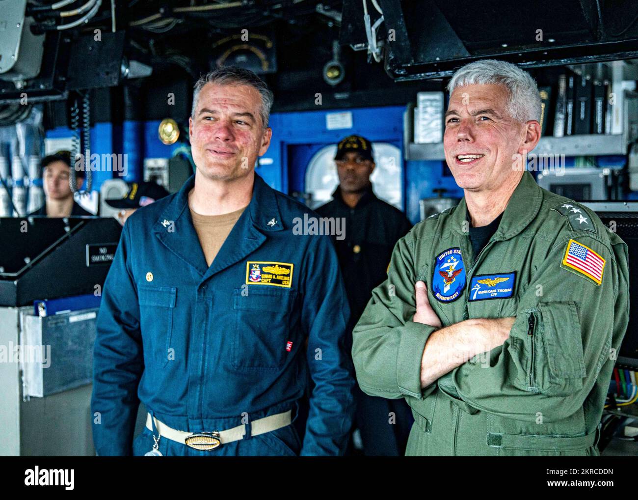 PHILIPPINE SEA (Nov. 13, 2022) Vice Adm. Karl Thomas, commander, U.S ...