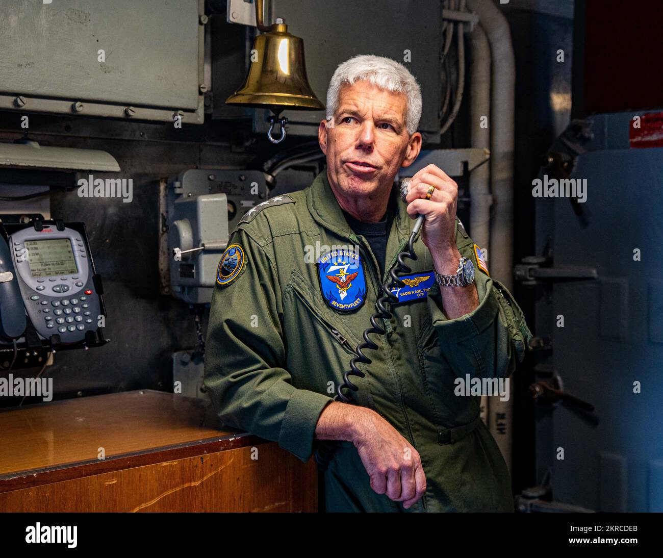PHILIPPINE SEA (Nov. 13, 2022) Vice Adm. Karl Thomas, commander, U.S ...