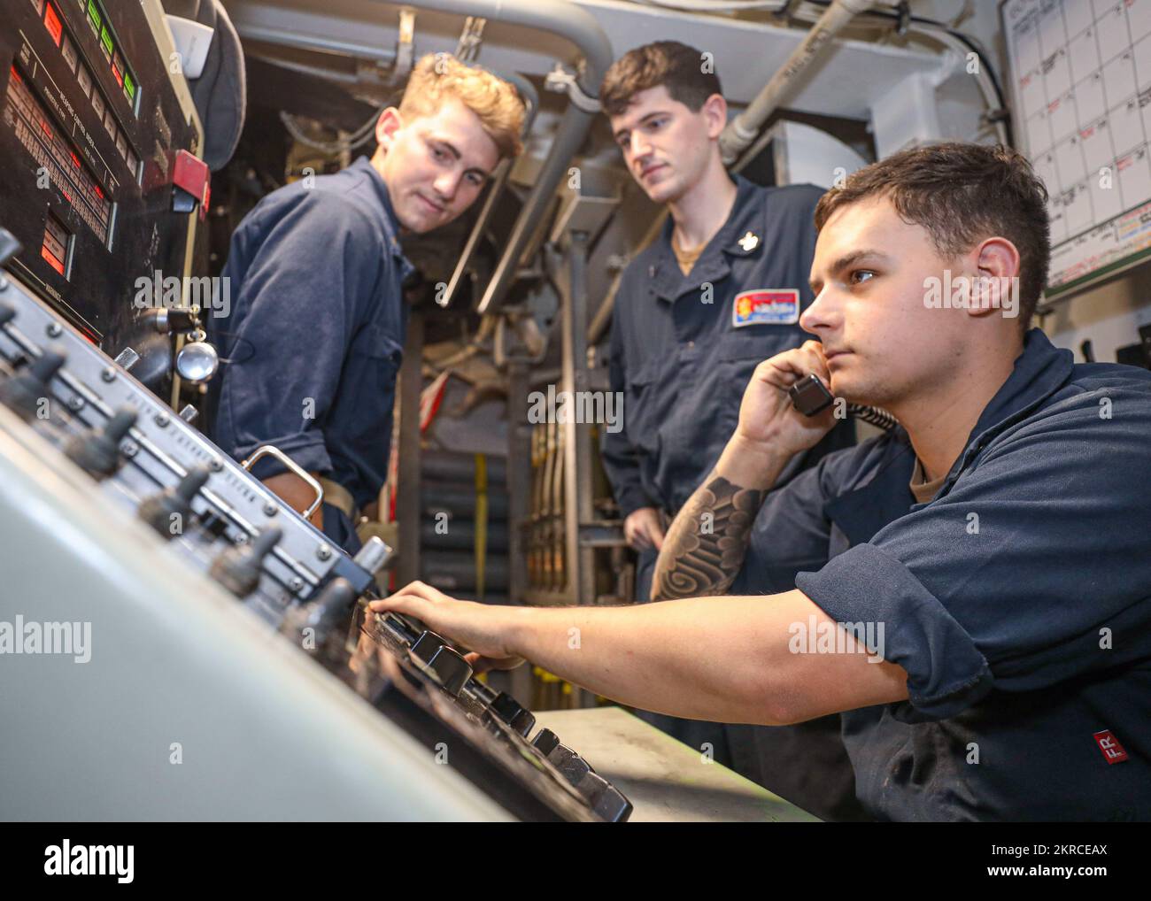 PHILIPPINE SEA (Nov. 13, 2022) Gunner’s Mate 3rd Class Nicholas Tucker ...