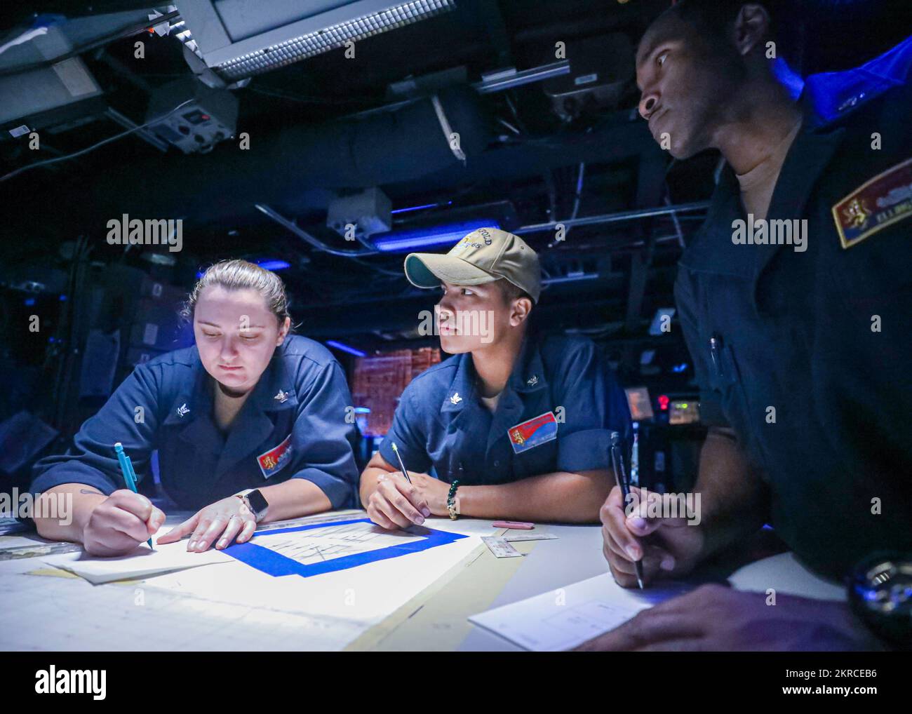 PHILIPPINE SEA (Nov. 13, 2022) Operations Specialist 2nd Class Brittany ...