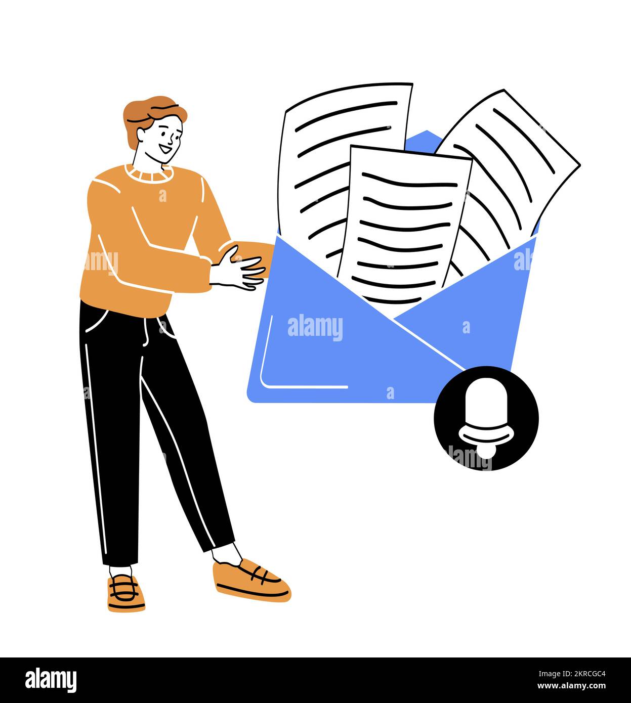 One man campaign Stock Vector Images - Alamy