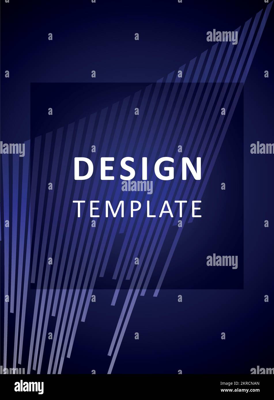 Cover template graphic geometric and glitch elements Stock Vector Image ...