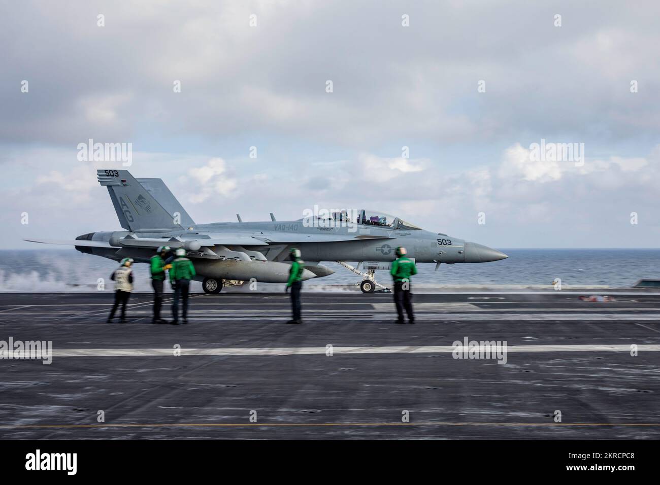 221114-N-MW880-1051 ADRIATIC SEA (Nov. 14, 2022) An E/A-18G Growler ...