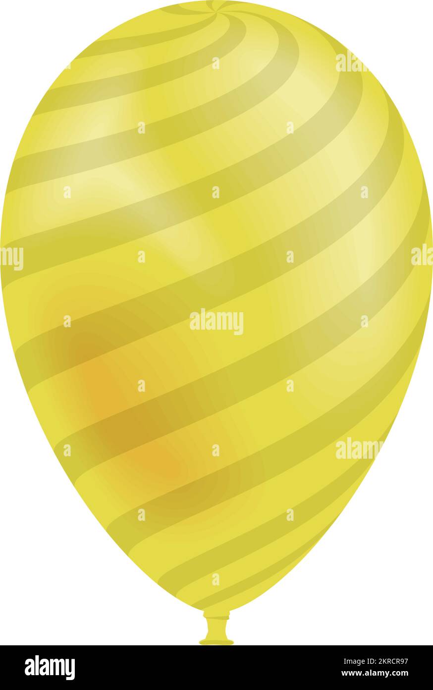 yellow balloon helium floating icon Stock Vector Image & Art - Alamy