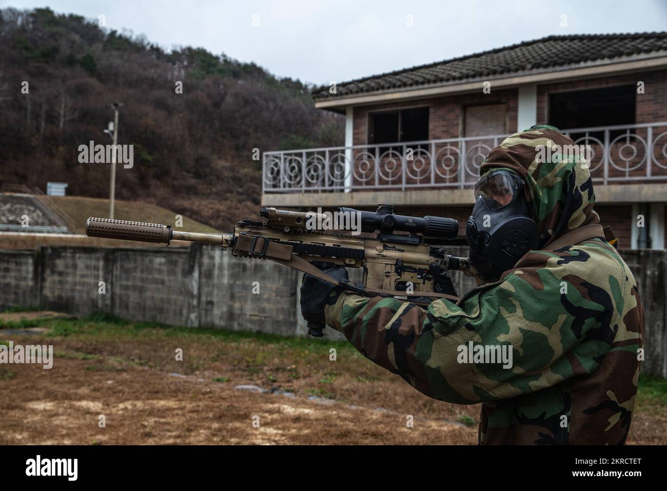U.S. Marine Corps Sgt. Keric Travers, a rifleman with 3d Battalion, 4th ...