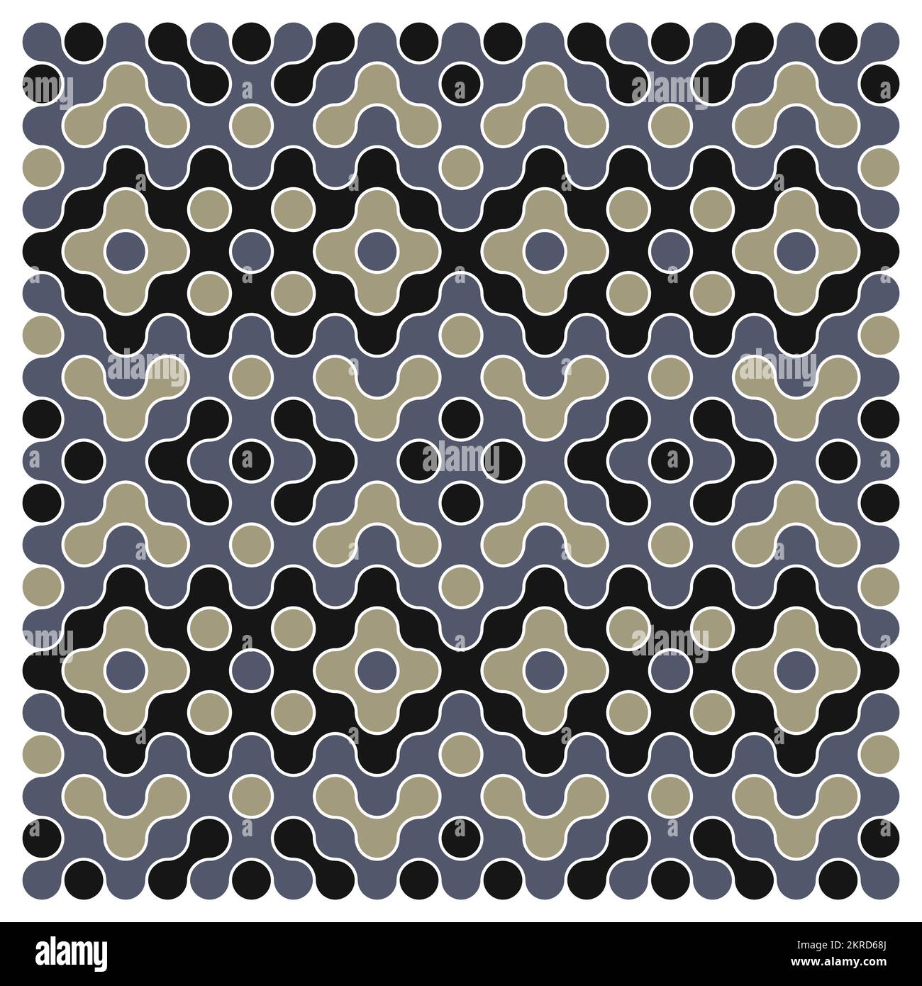 Random color rounded truchet tiling illustration Stock Vector Image ...