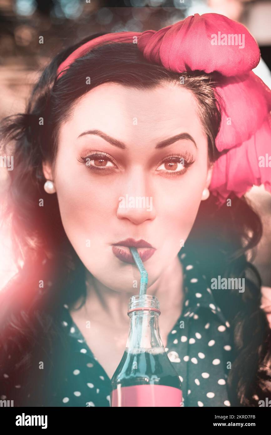 1950s pinup classic hi-res stock photography and images - Alamy