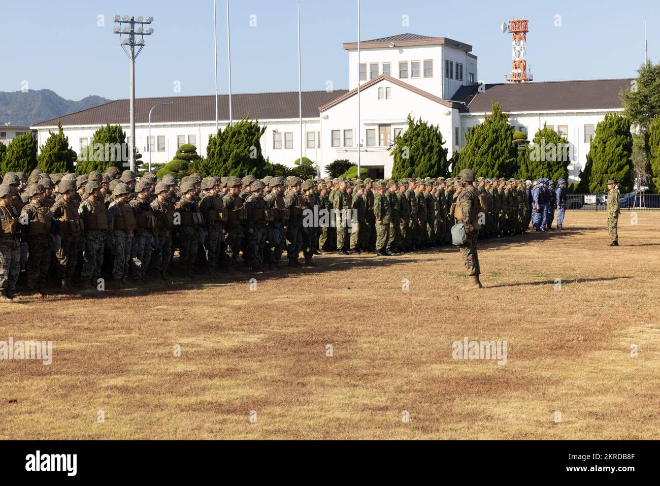 U.S. Marines and Sailors assigned to Marine Corps Air Station Iwakuni ...
