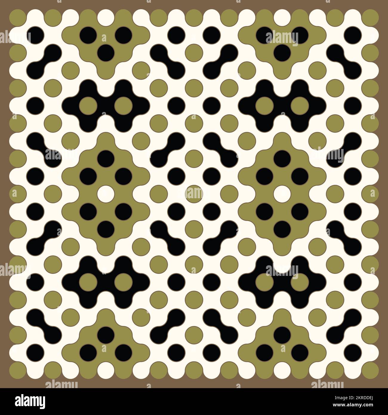 Random color rounded truchet tiling illustration Stock Vector Image ...