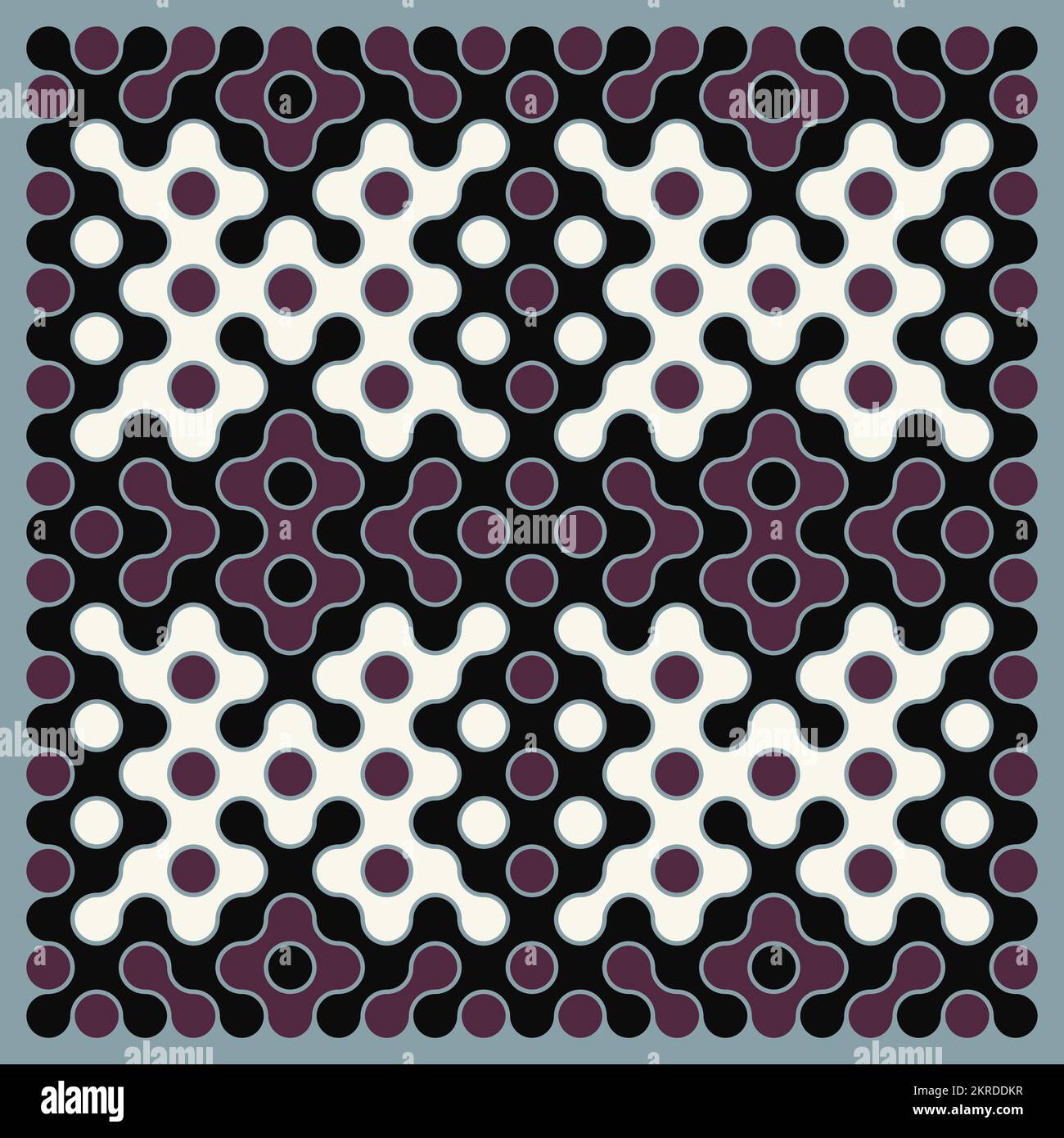 Random color rounded truchet tiling illustration Stock Vector Image ...