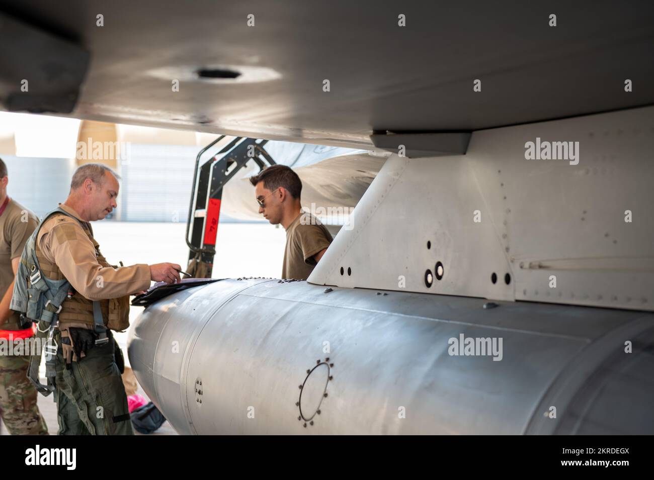 U.S. Air Force Col. Shaun Bellamy, the 378th Air Expeditionary Wing A/2 ...