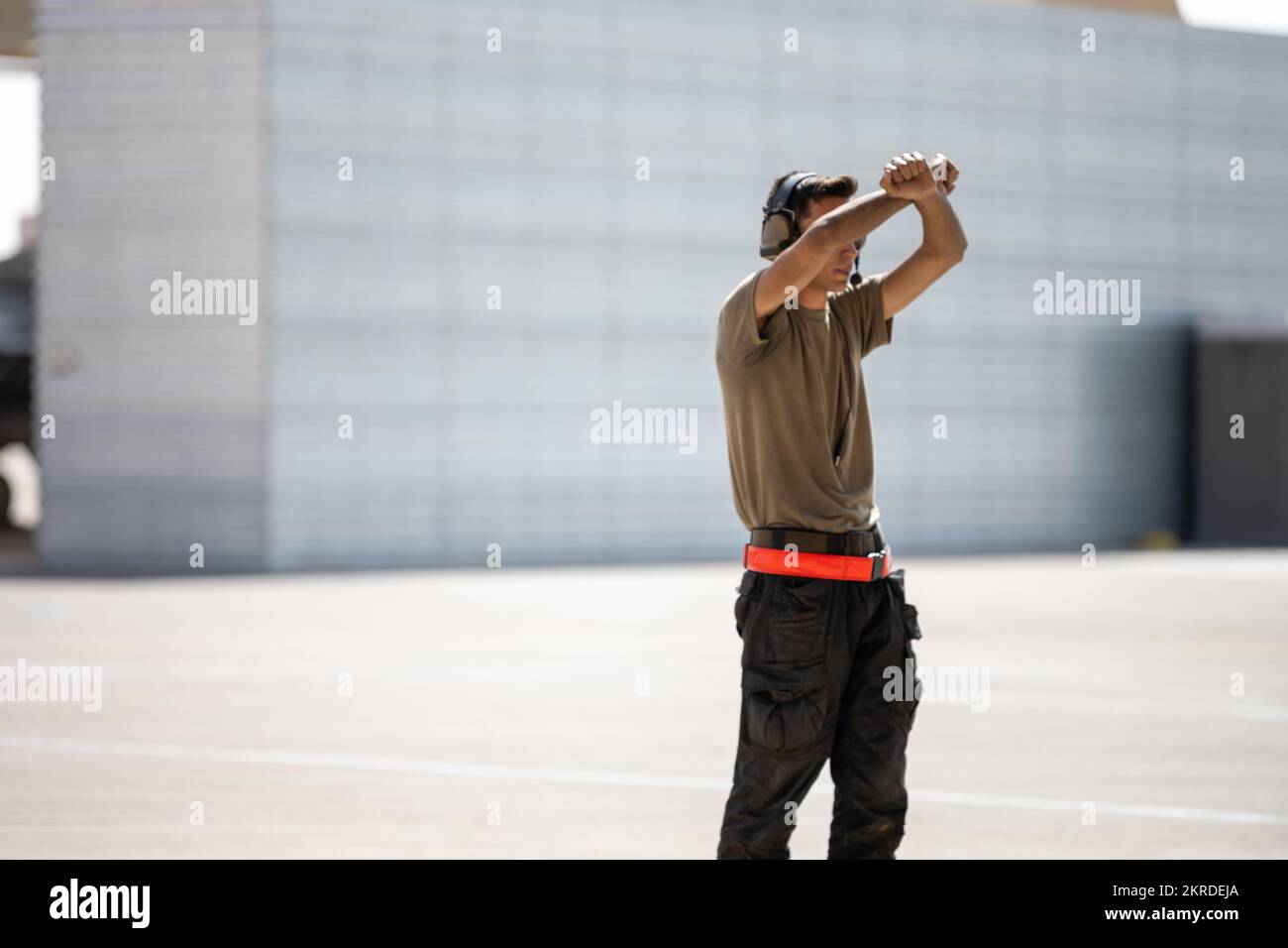 U.S. Air Force Senior Airman Stace Bechtel, a 77th Expeditionary ...