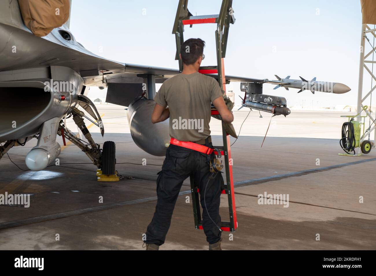 U.S. Air Force Senior Airman Stace Bechtel, a 77th Expeditionary ...