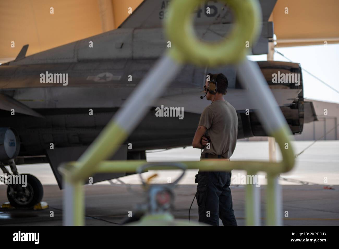 U.S. Air Force Senior Airman Stace Bechtel, a 77th Expeditionary ...