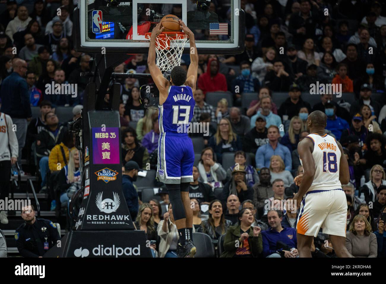 Sacramento, CA, USA. 28th Nov, 2022. Sacramento Kings forward Keegan ...