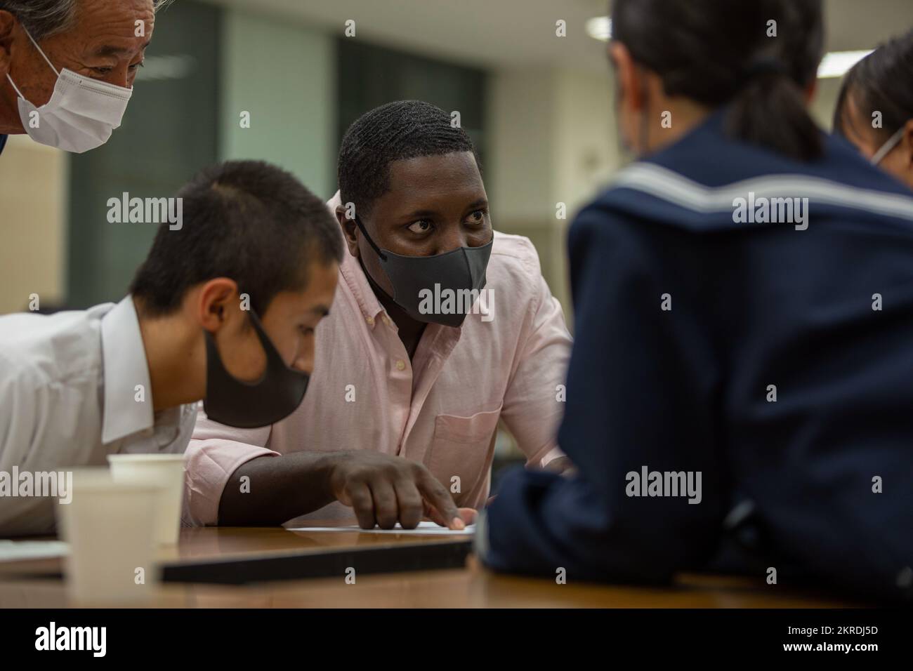 U.S. Marine Corps Master Sgt. Jeffery Watkins, a communications chief ...