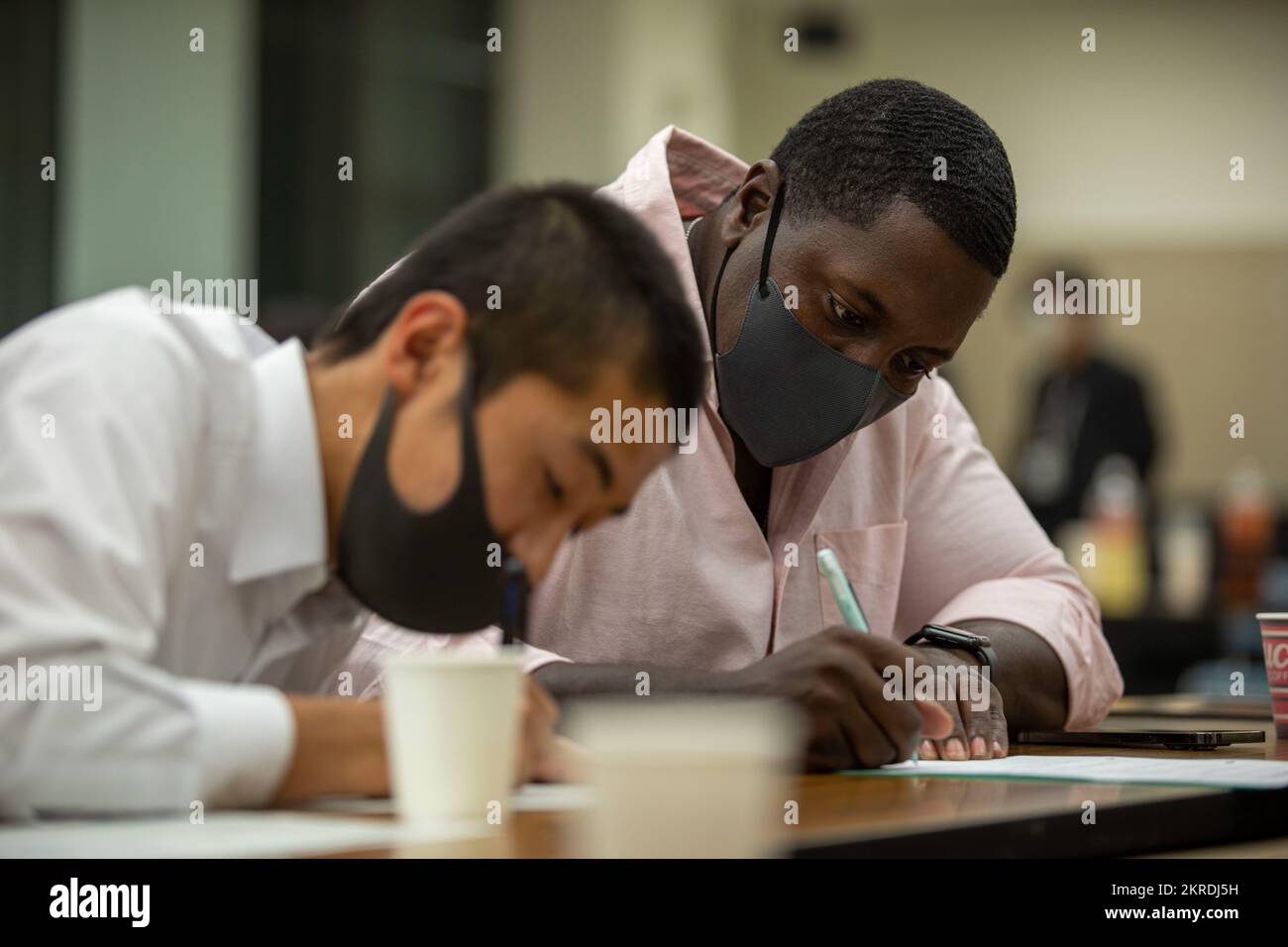 U.S. Marine Corps Master Sgt. Jeffery Watkins, a communications chief ...