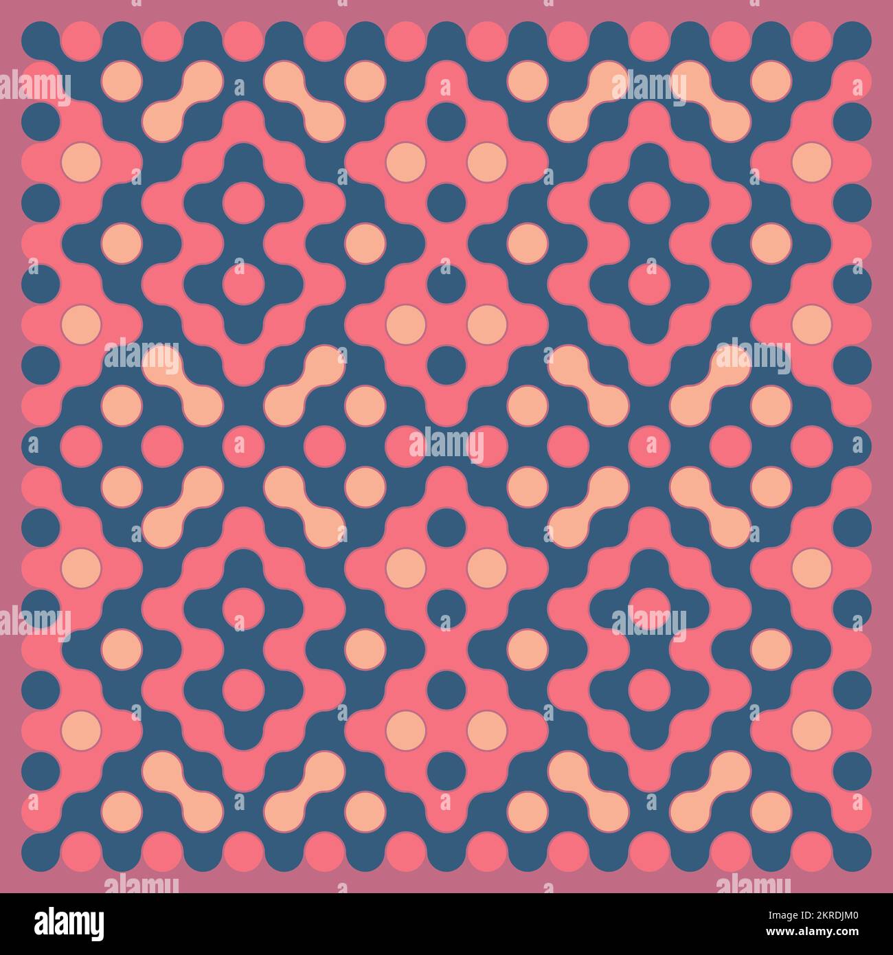 Random color rounded truchet tiling illustration Stock Vector Image ...