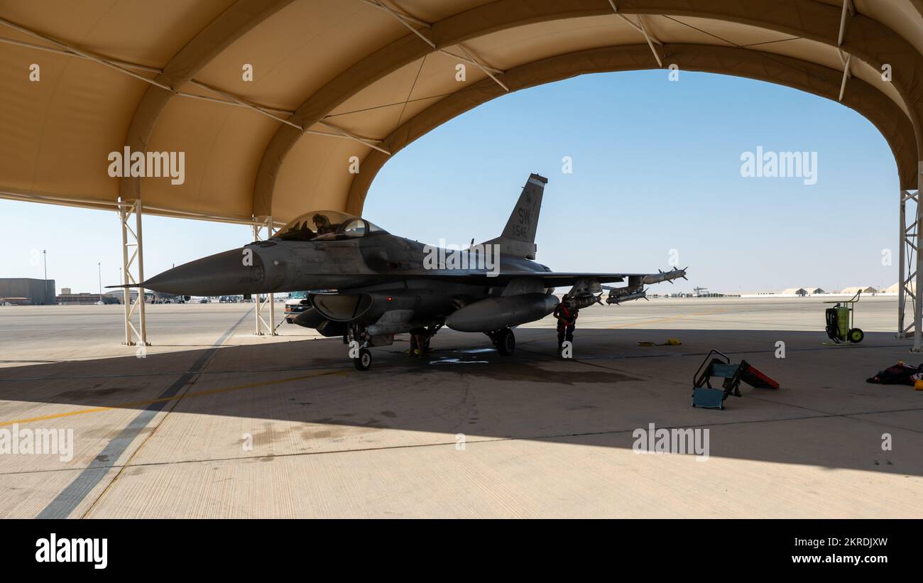 U.S. Air Force Col. Shaun Bellamy, the 378th Air Expeditionary Wing A/2 ...