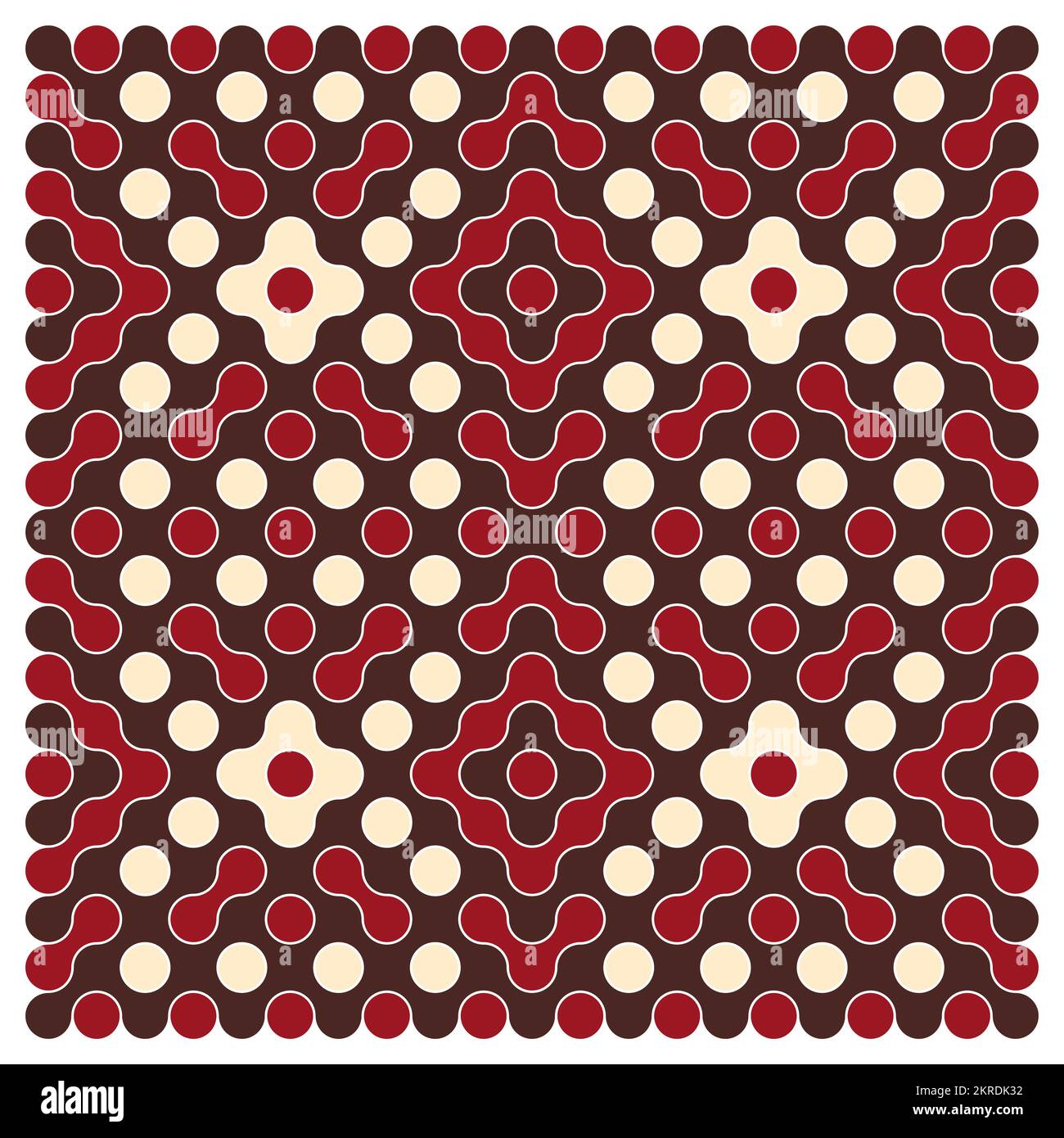 Random color rounded truchet tiling illustration Stock Vector Image ...