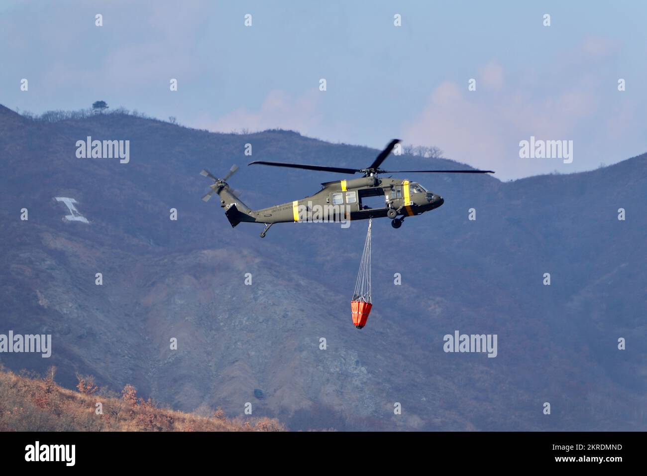 UH-60M Blackhawk helicopters from 2nd Battalion, 2nd Aviation Regiment ...