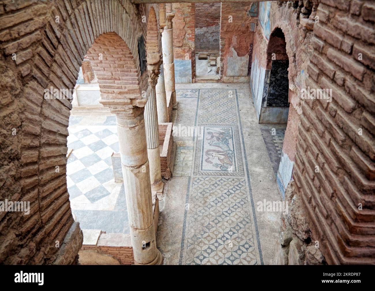 Izmir, Selcuk, Turkey, May. 2018: Ephesus (Efes) ancient city. A view ...