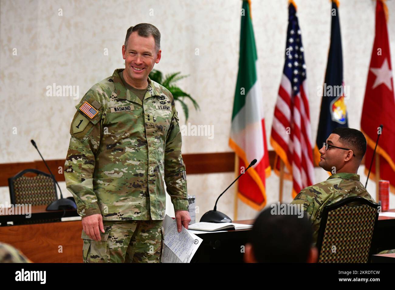 U.S. Army Southern European Task Force, Africa commanding General Maj. Gen. Todd R. Wasmund ...