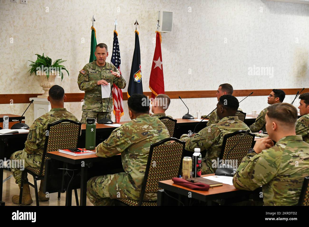 U.S. Army Southern European Task Force, Africa commanding General Maj ...