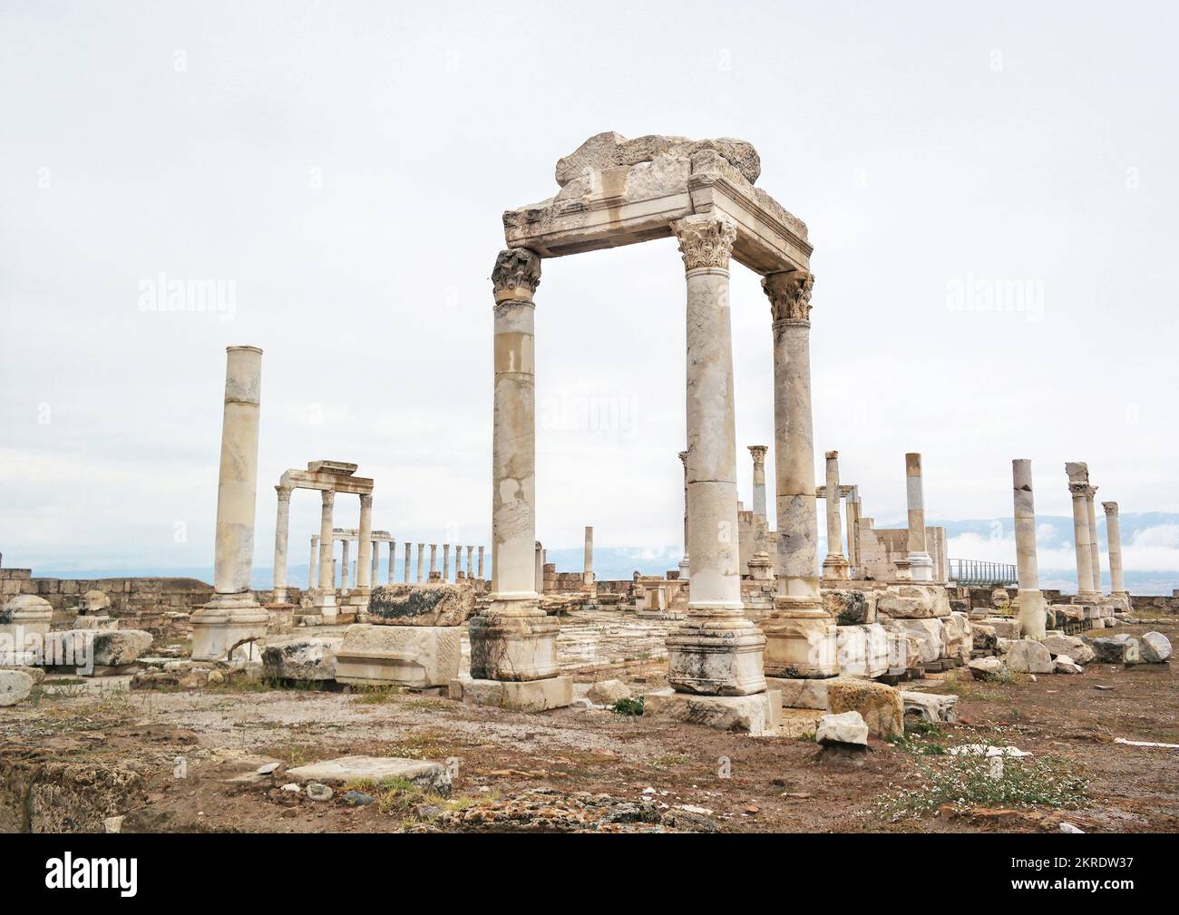 Laodikeia, Denizli, Turkey, Sep. 2018: Agora of Laodicea Ancient City ...