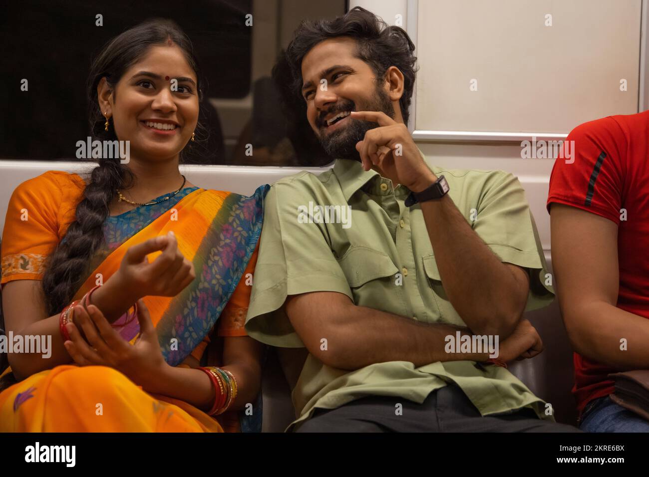 View of delhi metro train hi-res stock photography and images - Alamy