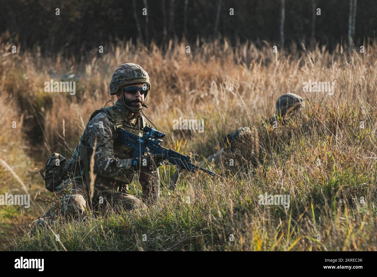 British Army Officer Cadets with The Royal Military Academy Sandhurst ...