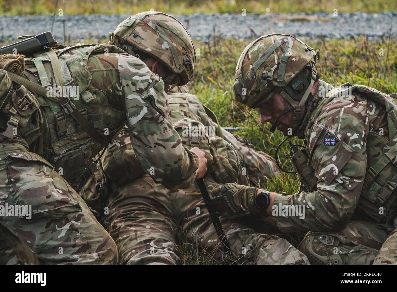 British Army Officer Cadets with The Royal Military Academy Sandhurst ...