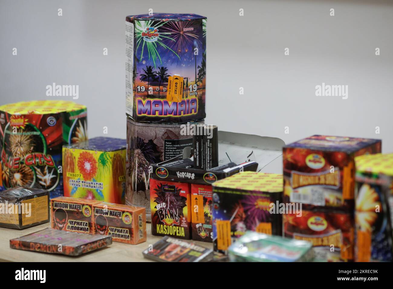 Bucharest, Romania - December 9, 2021: Shallow depth of field ...