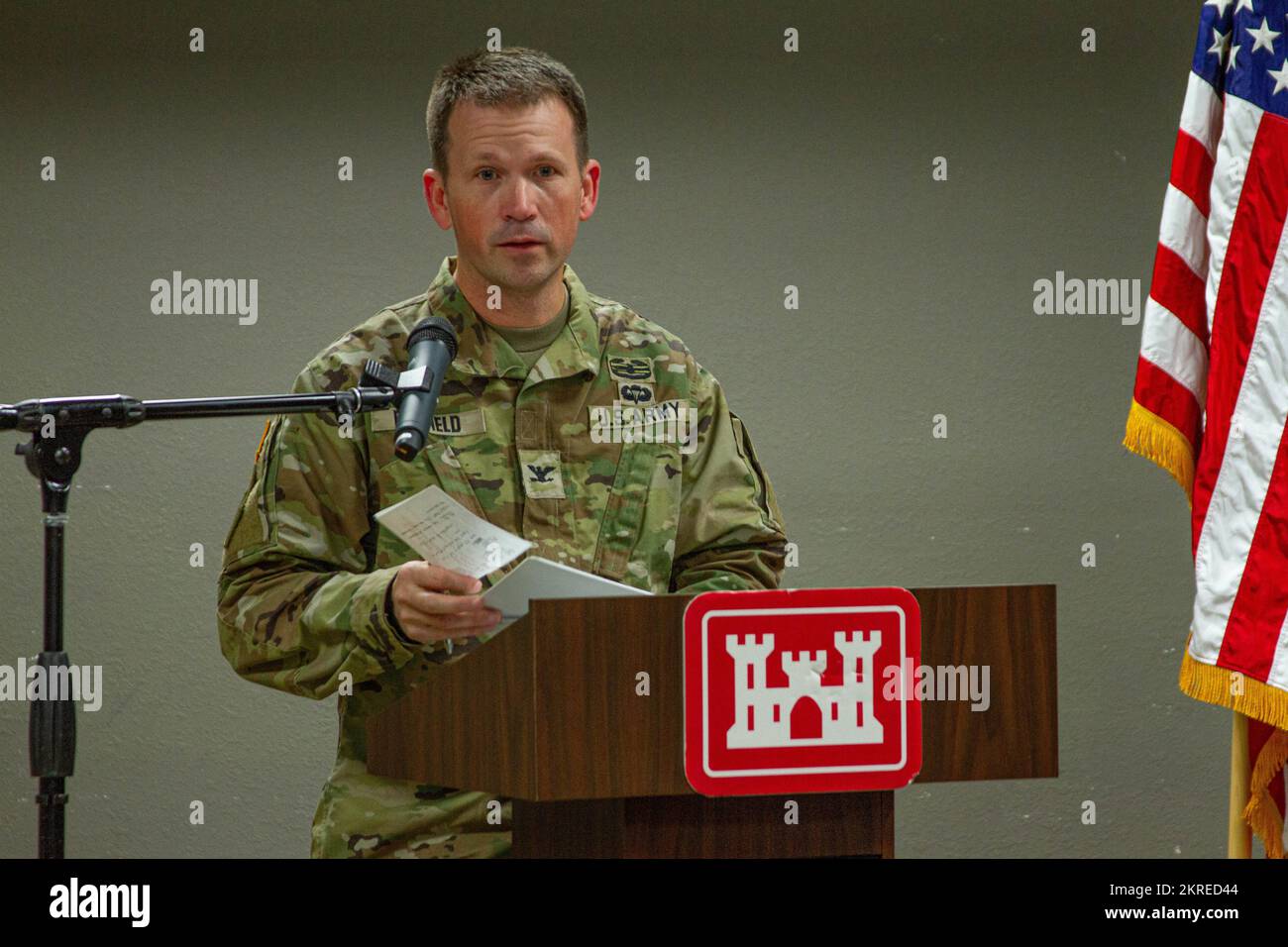 Col. Travis Rayfield, U.S. Army Corps of Engineers, Kansas City ...