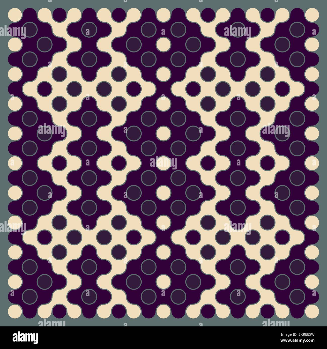 Random color rounded truchet tiling illustration Stock Vector Image ...