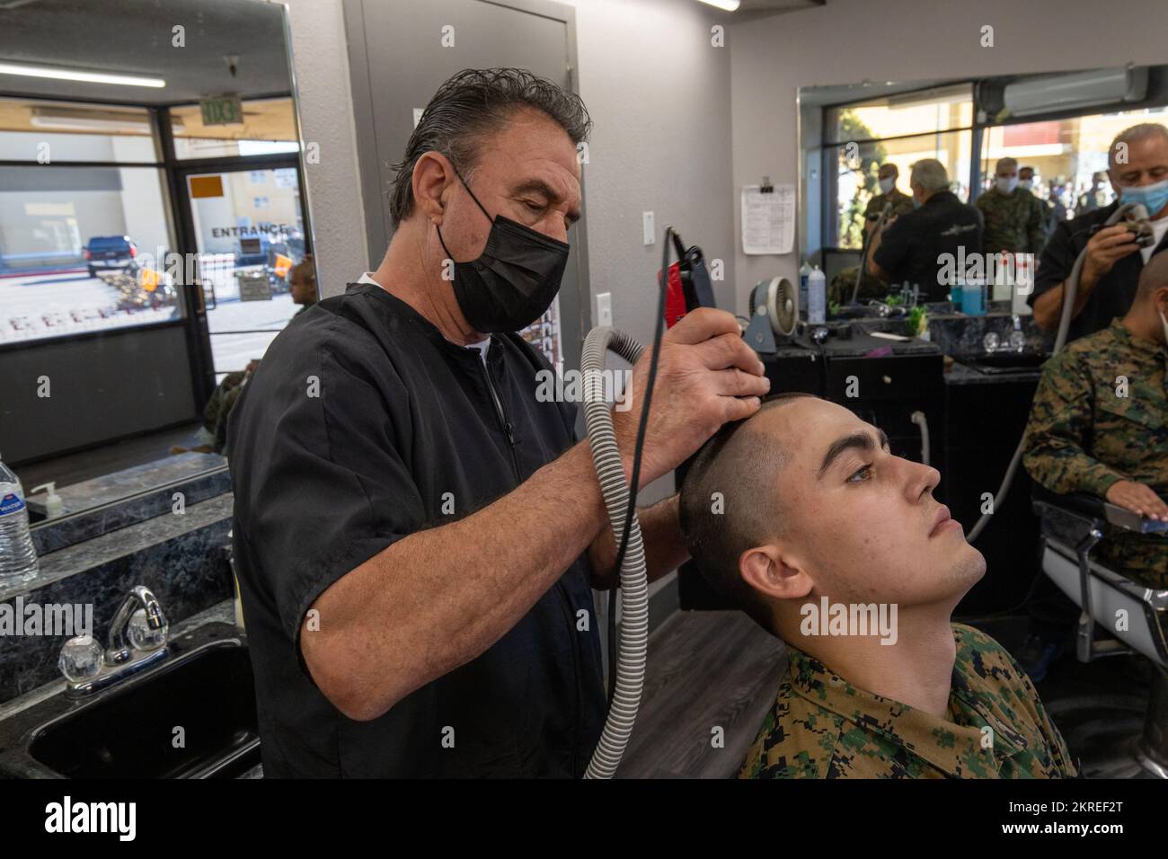 U.S. Marine Corps Recruit Landon Powell from Echo Company, 2nd Recruit ...