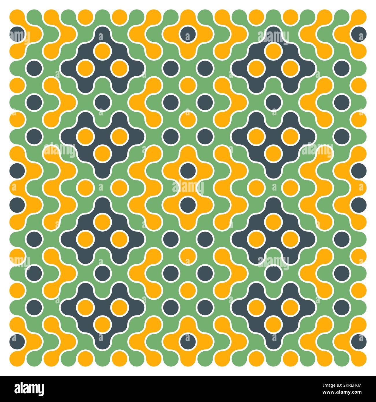 Random color rounded truchet tiling illustration Stock Vector Image ...