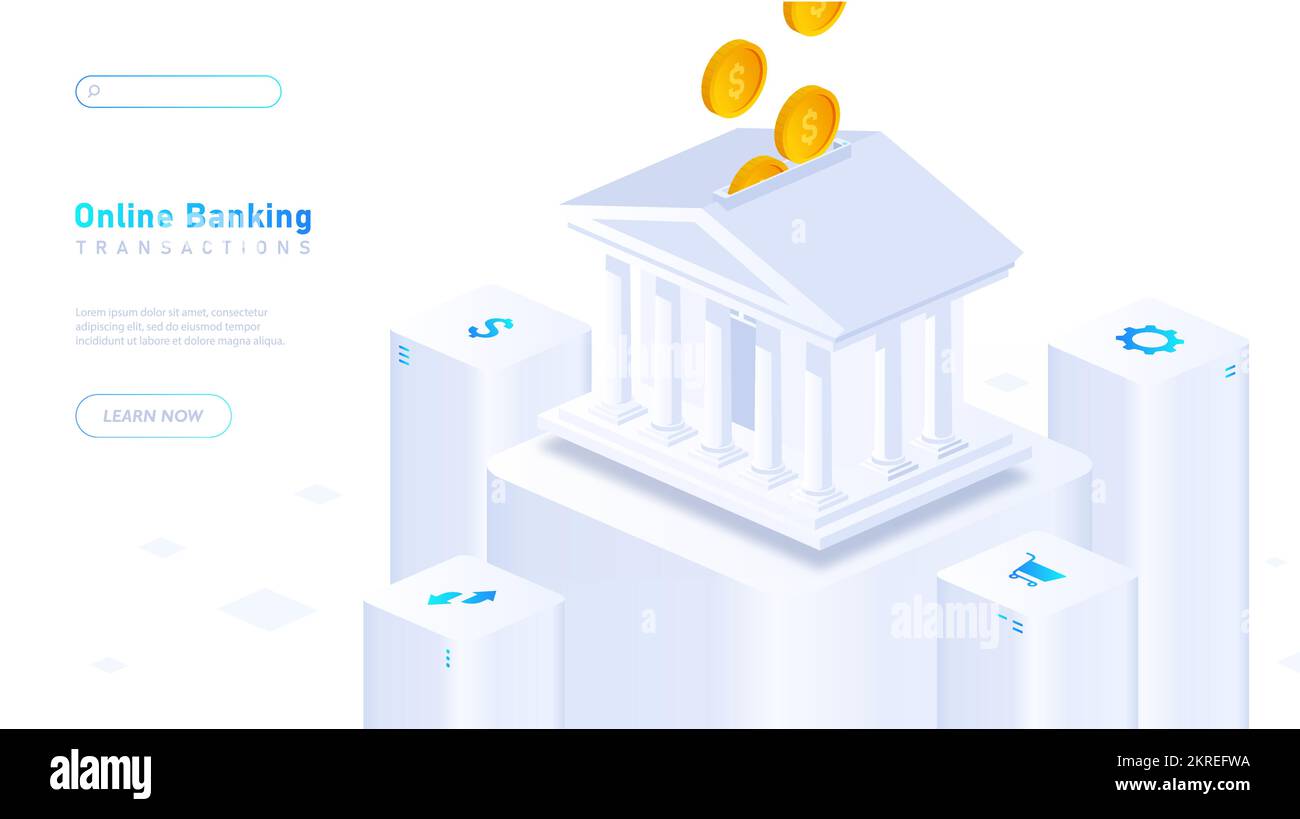 Online banking transactions Stock Vector Image & Art - Alamy